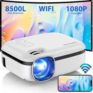 WiFi Mini Projector,1080P Full HD Supported and 240" Display - Bed Bath ...