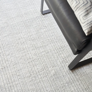 EXQUISITE RUGS Rossini Hand-loomed Nylon/PET yarn Yarn Ivory Area Rug ...