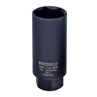 Powerbuilt Oil Pressure Sender Socket 1/2" Drive - 648445 - Bed Bath ...