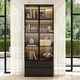 Tall Modular Display Storage Cabinet Bookcase w/Light Home Office - Bed ...