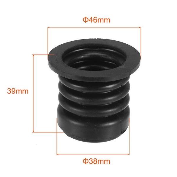 Washing Machine Drain Pipe Seal Silicone Sealing Plug Ring 42mm Black ...