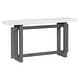 Modern Entryway Console Table with Industrial-inspired Concrete Wood ...
