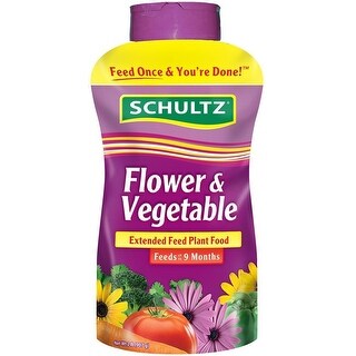 Schultz SPF48300 Flower & Vegetable Extended Feed Plant Food, 2 lbs - 2 ...