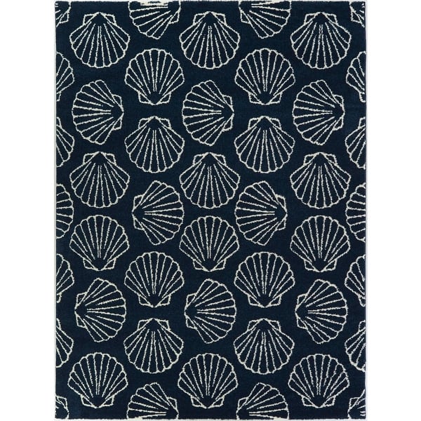 seashell pattern rug