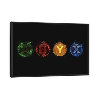 iCanvas "Xbox Keys Set" by Gab Fernando Framed Canvas Print - Bed Bath ...