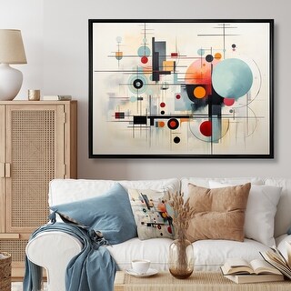 Designart "Colorful Suprematism Geometric Metamorphosis" Abstract ...