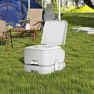 Moasis 3.17 Gallon Portable Toilet Travel RV Potty Toilet with T-Type ...