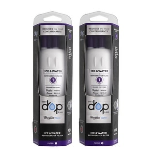 2 Pack Everydrop by Whirlpool Ice and Water Refrigerator Filter 1 ...