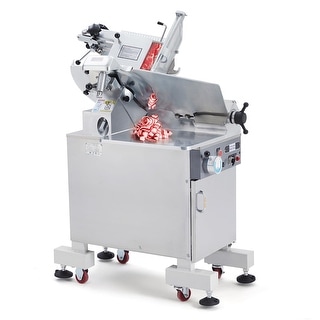 Automatic Meat Slicer, 1500W Floor-Standing Commercial Meat Slicer ...