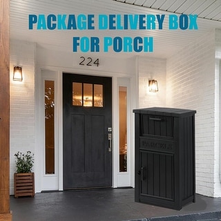 Package Delivery Box for Outside, with Lockable Secure, Waterproof and ...