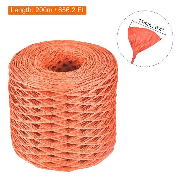 Raffia Paper Craft Rope 200m Length 11mm Width Handmade DIY Decoration ...