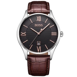 Hugo Boss Men's Governor Grey Dial Watch - 1513484 - 6 (36) - Bed Bath ...