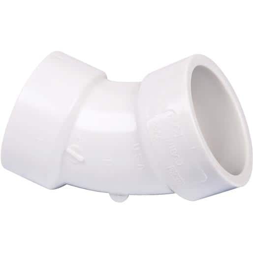 Genova 1-1/4" 45D Pvc-Dwv Elbow 70614 Unit: EACH - Bed Bath & Beyond ...
