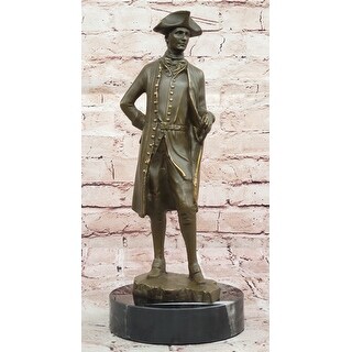 Colonial Gentleman Bronze Sculpture – Historical American Figurine ...