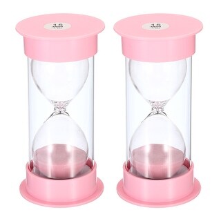 15 Min Sand Timer, 2Pcs 5.26x2.53" Sand Timers, Count Down Sand Glass ...