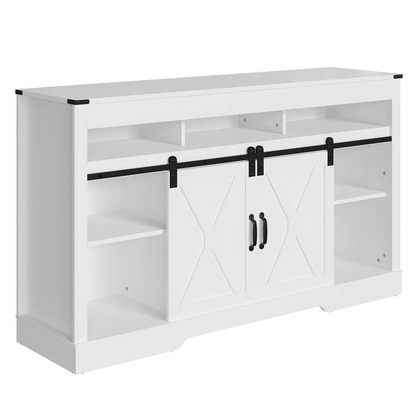 Country Style Design TV Stand Entertainment Center TV Cabinet - Bed ...