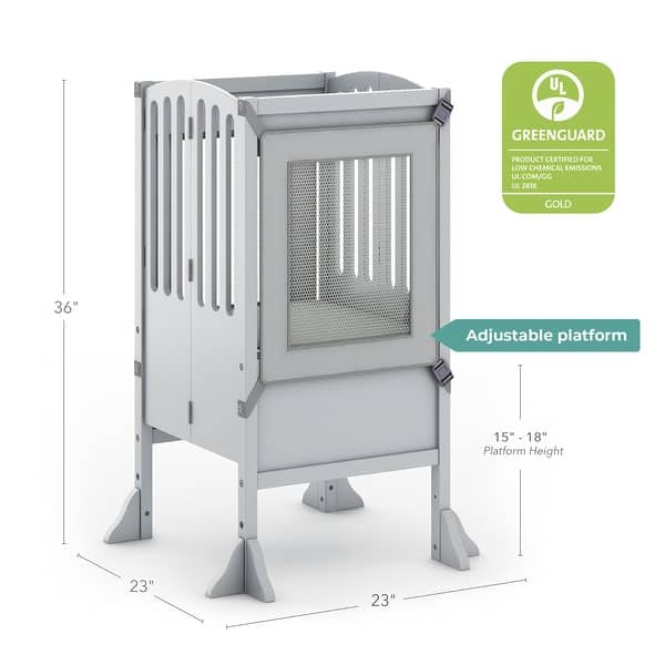 Guidecraft Contemporary Kitchen Helper Grey - Bed Bath & Beyond - 15950451