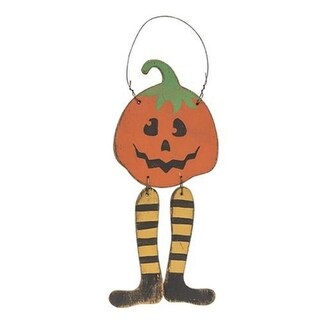 Jack O Lantern Legs Dangler - 10.5"H x 5.5"W - Bed Bath & Beyond - 36950363