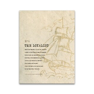 The Loyalist' Wrapped Canvas Wall Art by River City Street Poet - Bed ...