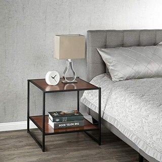 Dane 20 Inch Black Frame Side Table / Table / Easy - Bed Bath & Beyond ...
