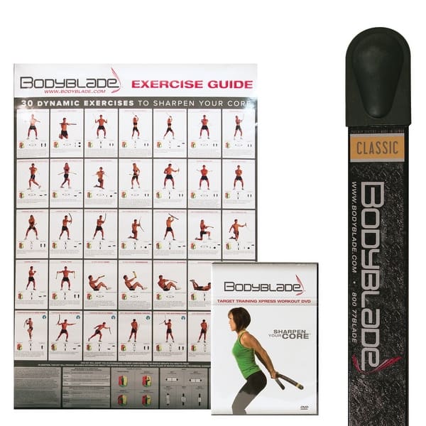 Bodyblade® classic with wall chart and instructional video, black - Bed ...