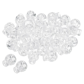 Cord Locks, 30 Pack Ball Spring Toggle Stopper, Translucent - Bed Bath ...