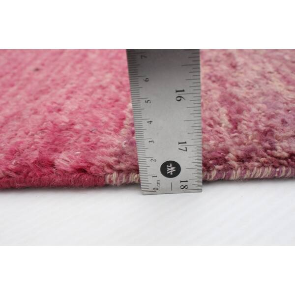 ECARPETGALLERY Hand-knotted Pak Finest Marrakesh Pink Wool Rug - 8'1 x ...