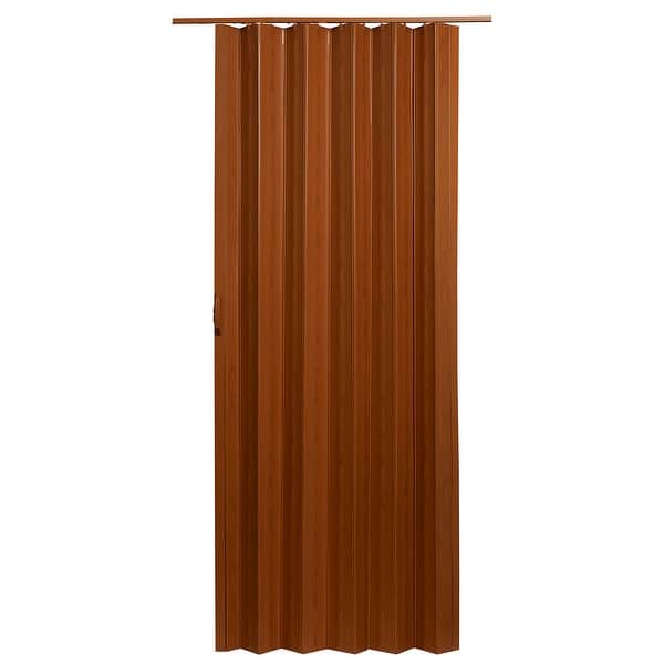 Spectrum Via Fruitwood PVC 48-inch x 96-inch Folding Door - Bed Bath ...