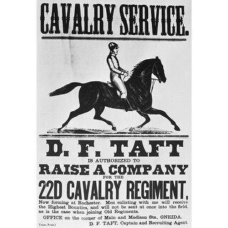 Civil War Recruitment. /Nrecruitment Poster Of The 22Nd Cavalry ...