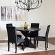 Roundhill Furniture Enbridge 5-piece Dining Set, Cross-Buck Dining ...