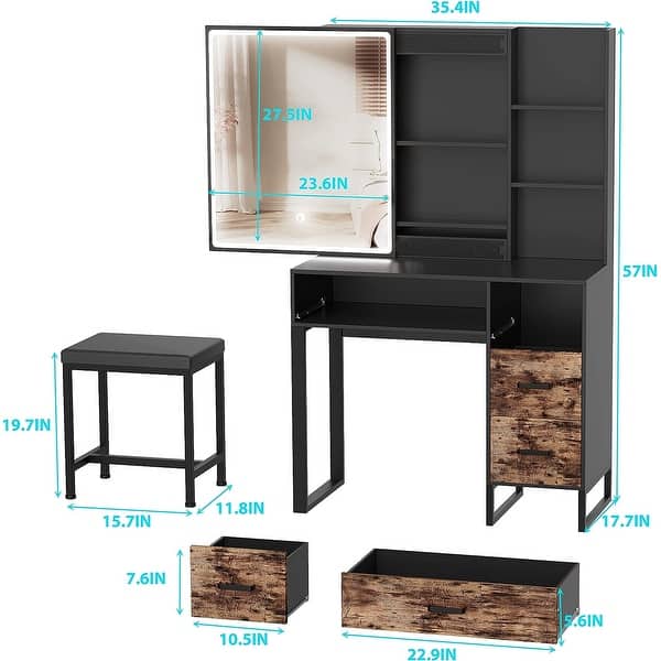 micke desk dressing table
