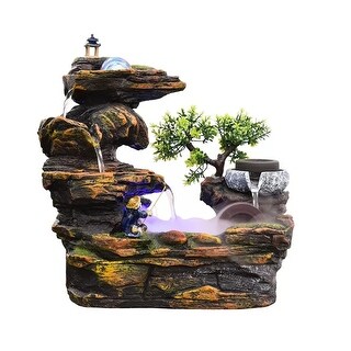 Indoor Tabletop Waterfall Fountain Tabletop Water Fountain Rock Falls ...