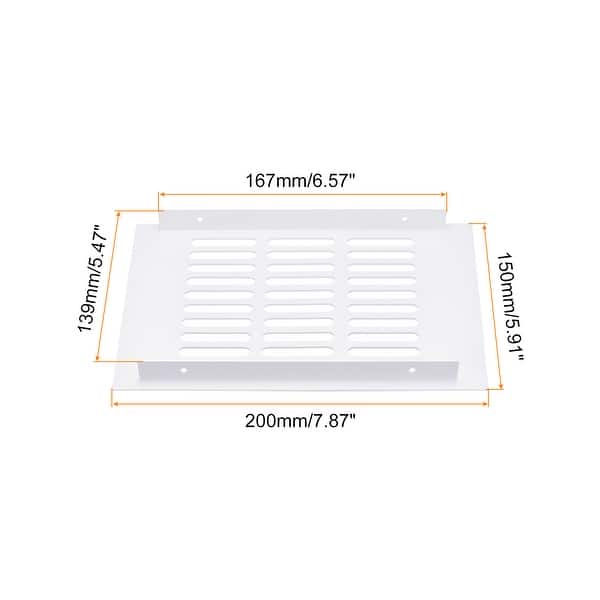 Air Vents Cover, 1Pcs 200 x 150mm - Aluminum Alloy Air Return Vent ...