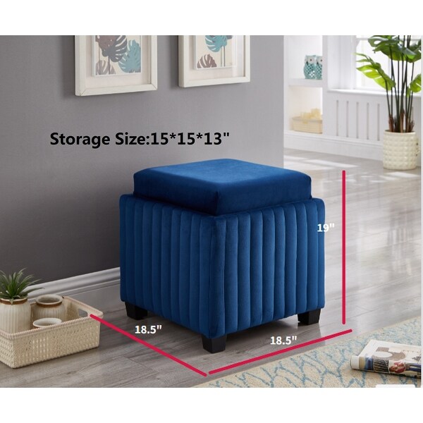 Square storage seat store