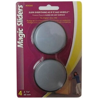 Magic Sliders 04060 Round Sliding Disc, 2-3/8", 4-Pack - Bed Bath ...