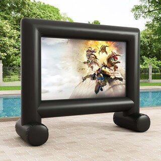 12FT Inflatable Projector Screen For Outside Includes Inflation Blower ...