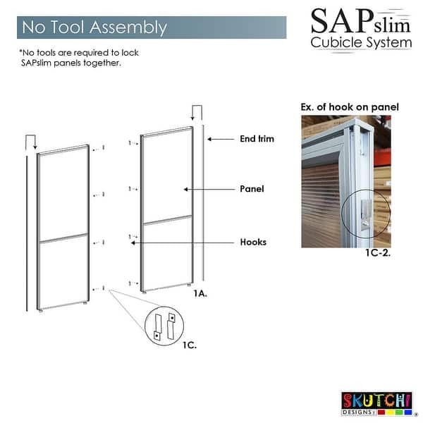 4 Person L-Shaped Office Cubicles With Storage Social Distancing 10x10 ...