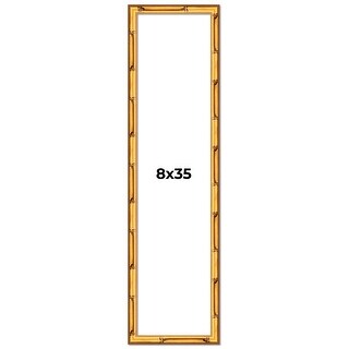 8x35 Frame Gold Real Wood Picture Frame Width 1 inches | Interior - Bed ...