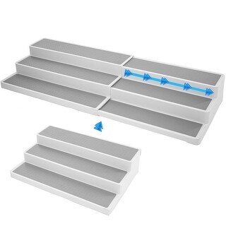 Spice Rack Organizer 3 Tier Expandable Non Slip Shelf for Kitchen ...