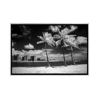 iCanvas "USA, Hawaii, Oahu, Honolulu, Palm trees on the beach." by ...