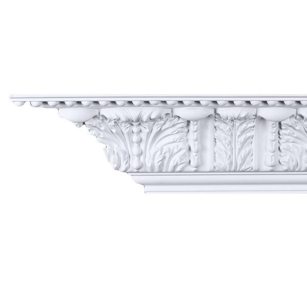 Beaded Acanthus 6-inch Crown Molding (8 pieces) - Bed Bath & Beyond ...
