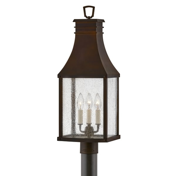 Hinkley Lighting Beacon Hill 3 Light 26.25" Tall Heritage Post Light ...