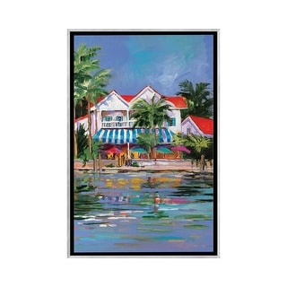iCanvas "Beach Resort I" by Jane Slivka Framed - Bed Bath & Beyond ...