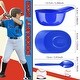 Baseball Helmet Ice Cream Snack Bowl and Disposable Taster Spoons Set ...