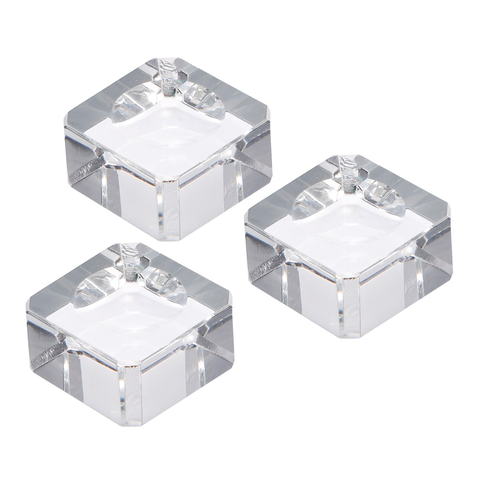 Jewelry Display Riser, 2 Pack Acrylic Cube Display Stand, Clear ...