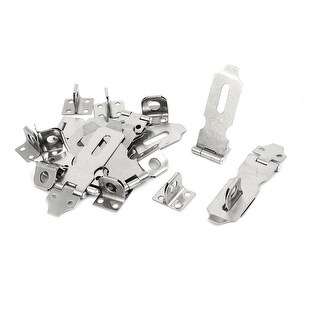 Furniture Cupboard Stainless Steel Padlock Lock Hasp Staples 74mm ...