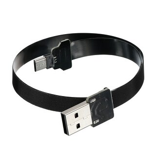 Black FPV FFC Cable 20 Pins 0.5mm Pitch 300mm for HD 4K with USB Male ...