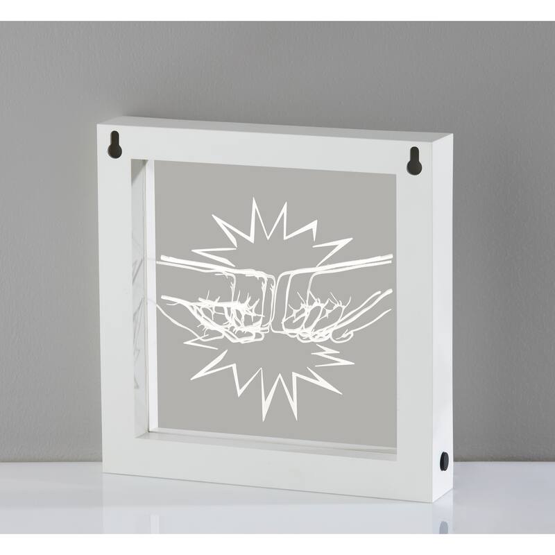Fist Bump LED Video Light Box Lamp - Bed Bath & Beyond - 33629501