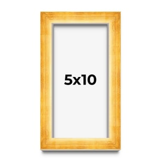 5x10 IN Shadow Box Frame Gold | 1.625 Inches Deep Real Wood - Bed Bath ...
