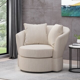 360 Swivel Bucket Chair with 2 Cushions and Wide Padded Seat - Bed Bath ...